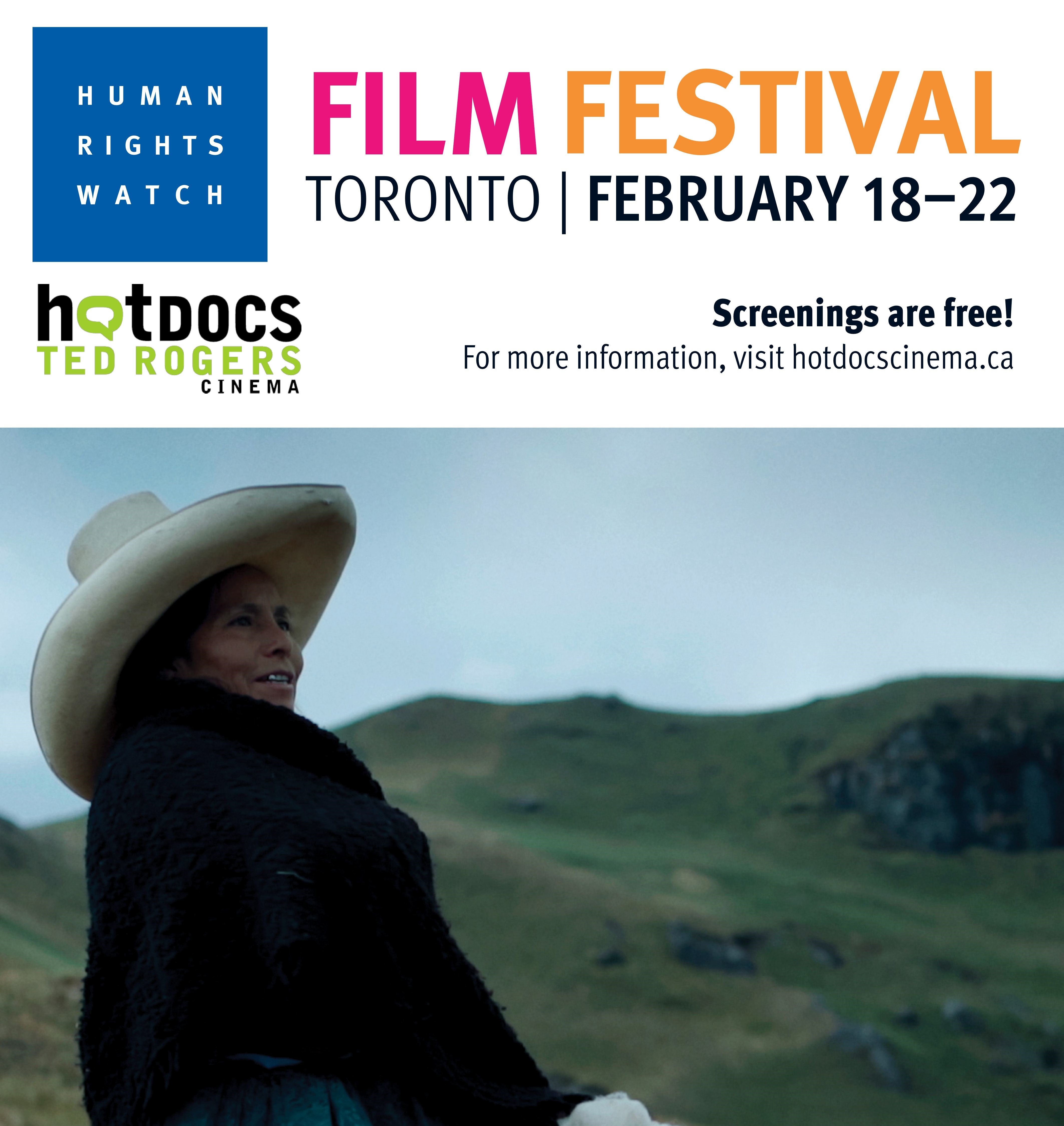 18th Annual Toronto Human Rights Watch Film Festival | Human Rights Watch