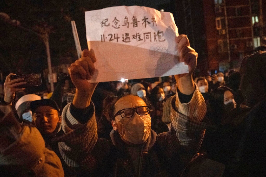 Unprecedented Protests in China: Daily Brief | Human Rights Watch