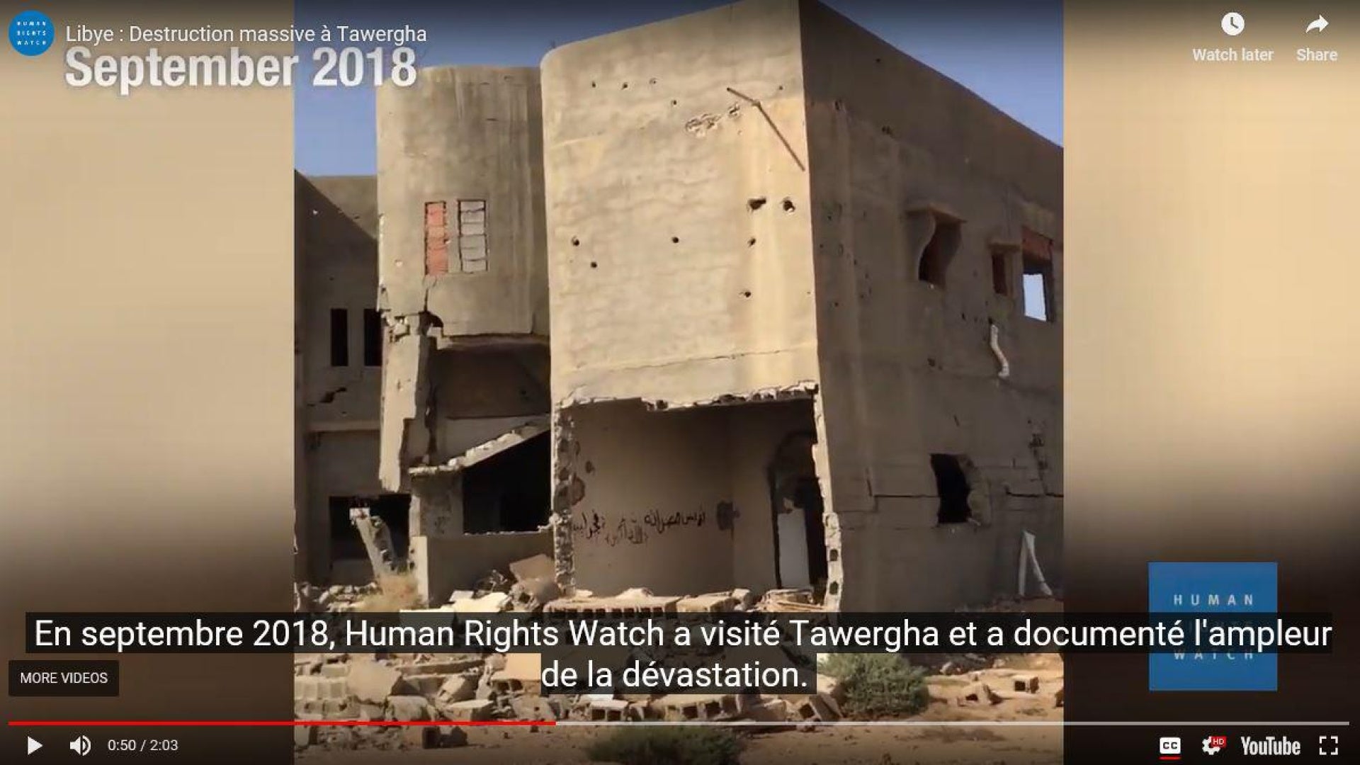 Libye : Les habitants de Tawergha ne peuvent pas rentrer chez eux ...