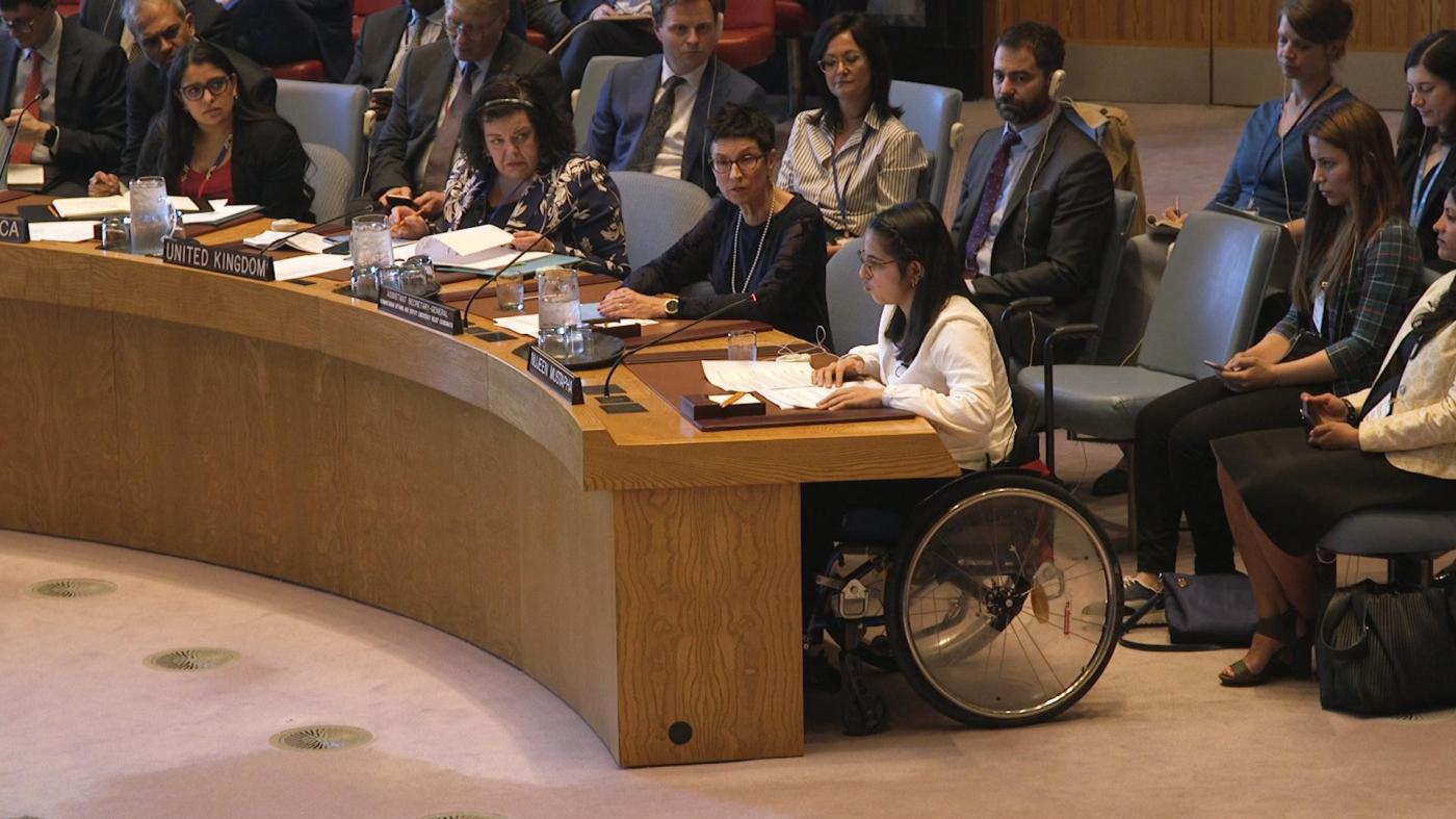 Nujeen Mustafa: First Woman with a Disability to Brief the UN Security ...