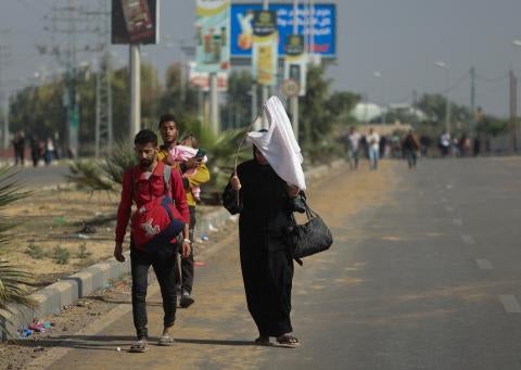 When White Flags Turn Red in Gaza | Human Rights Watch