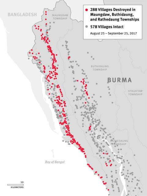 Burma: New Satellite Images Confirm Mass Destruction | Human Rights Watch