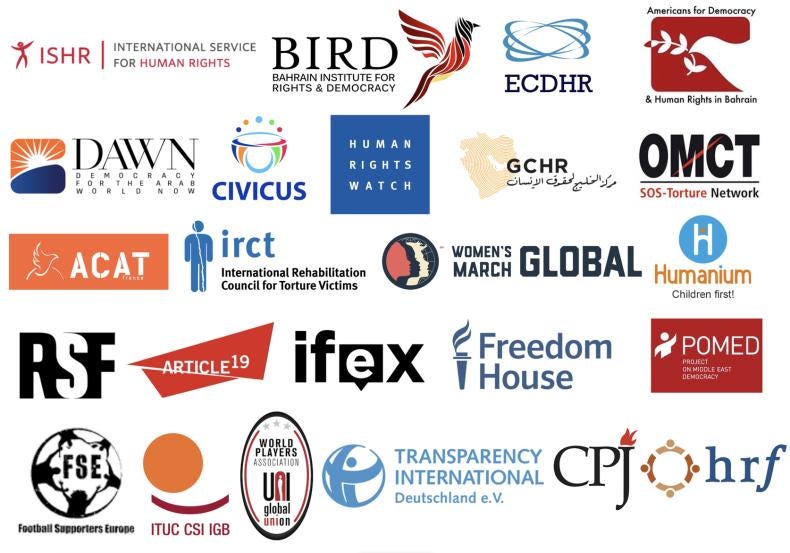 Joint NGO Letter to Formula 1 on the Bahrain Grand Prix | Human Rights ...