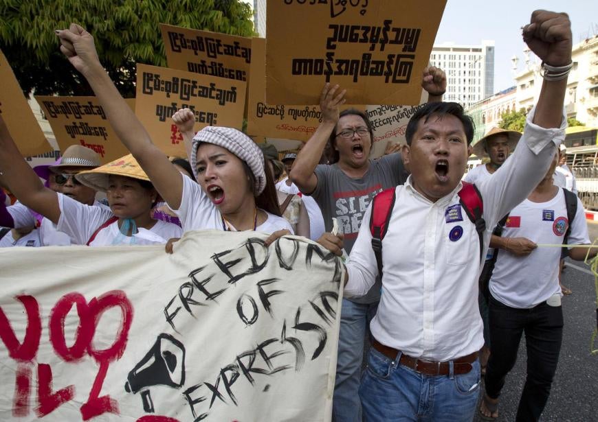 Myanmar: Peaceful Critics Prosecuted | Human Rights Watch