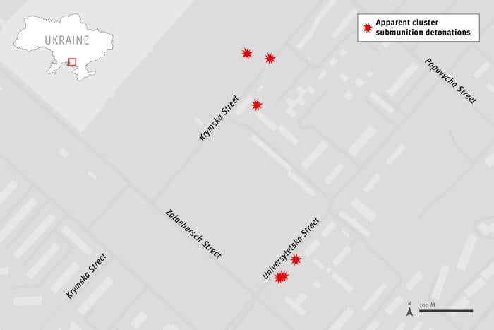 Ukraine: Apparent Cluster Munitions Hit Kherson | Human Rights Watch