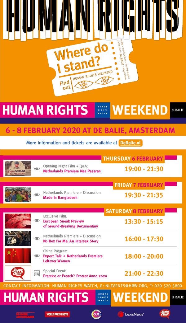 From Chile to China: Human Rights Weekend 2020 | Human Rights Watch