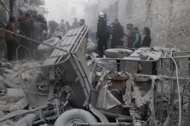 Russia Must Pressure Assad to Stop Barrel Bombing | Human Rights Watch