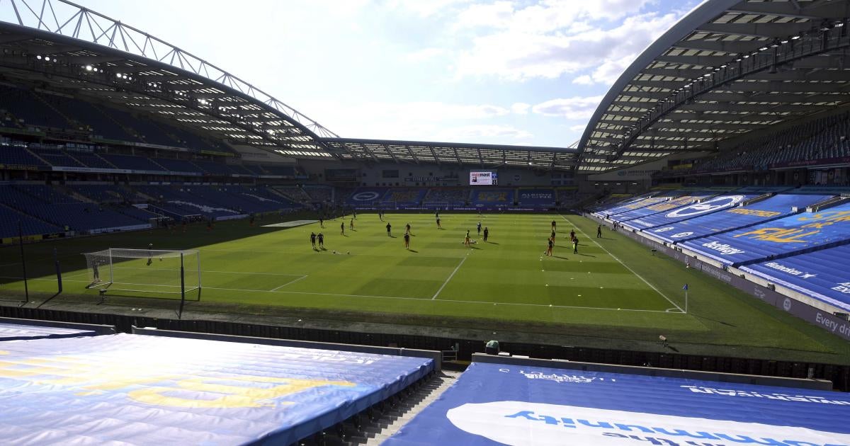 2022 15 English Premier League Stadium Map