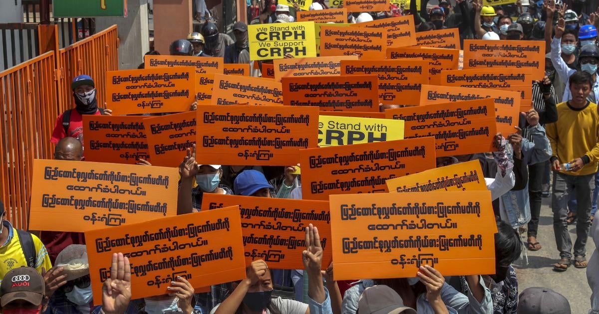 Myanmar: Elected Lawmaker Group Declared Illegal | Human Rights Watch