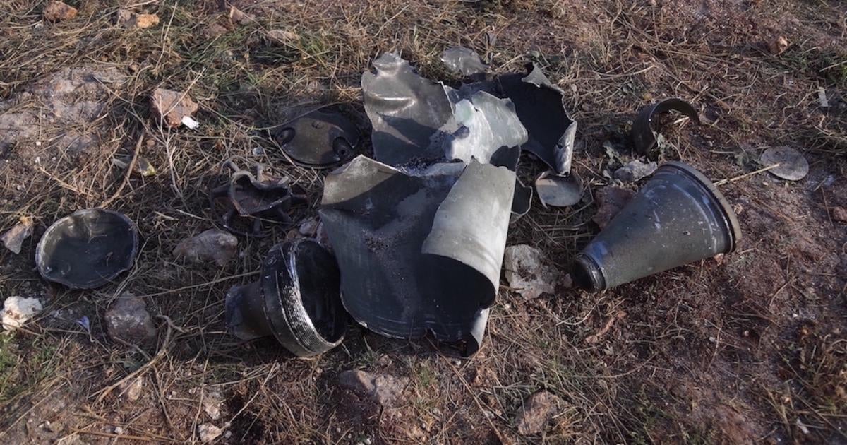 Physical remnants of 9M27K-series cluster munition rockets | Human ...