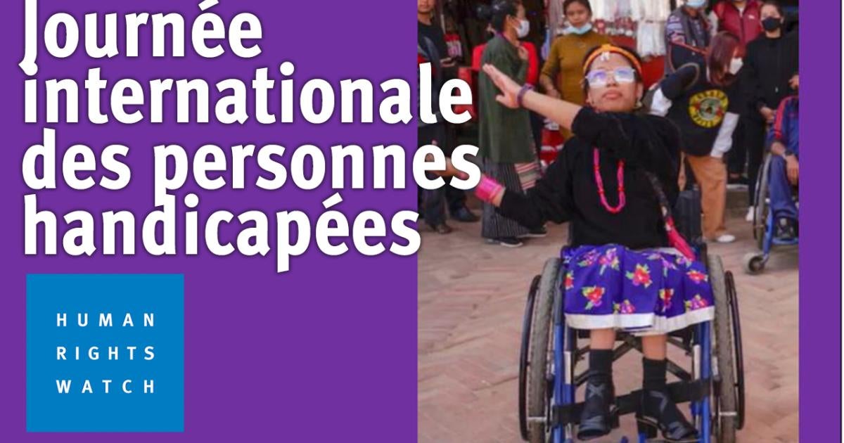 Journée internationale des personnes handicapées | Human Rights Watch