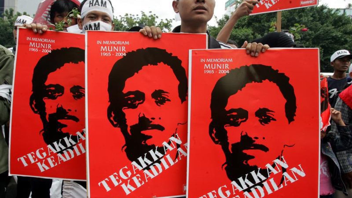 Justice Denied for Slain Indonesian Rights Activist Munir | Human ...