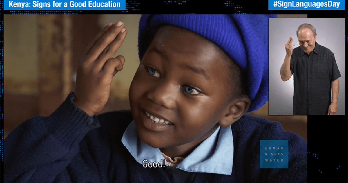 Offer Deaf Children Education in Sign Language (Accessible) | Human ...